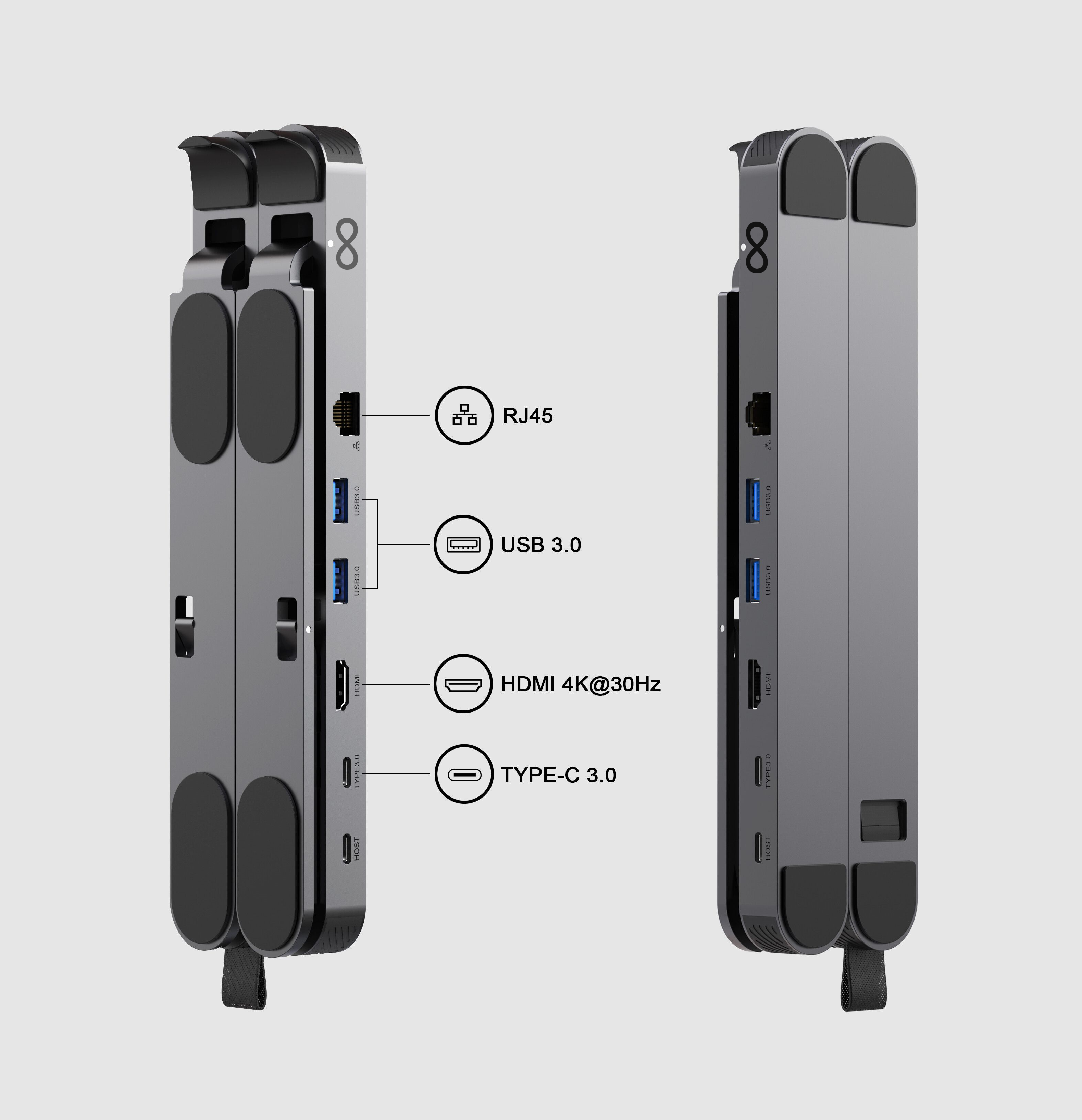 INFINITY LAPTOP STAND (5-IN-1 DOCKING) - COM1 International Pty Ltd
