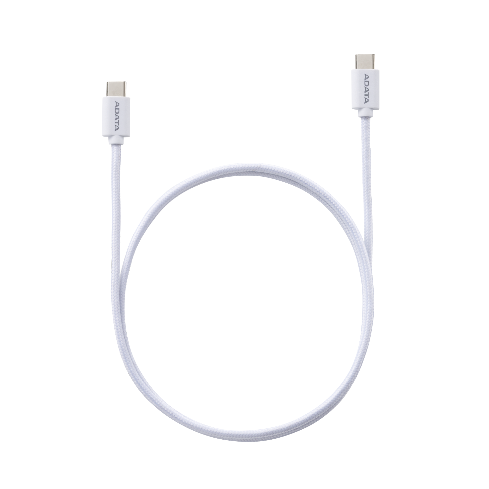 ADATA USB TYPE C TO TYPE C M-M CABLE WHITE support 100W, QC 3.0, PD 3.0 ...