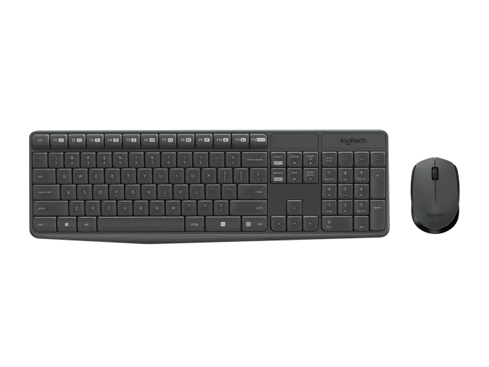 LOGITECH MK235 WIRELESS KEYBOARD & MOUSE COMBO PACK - COM1 ...