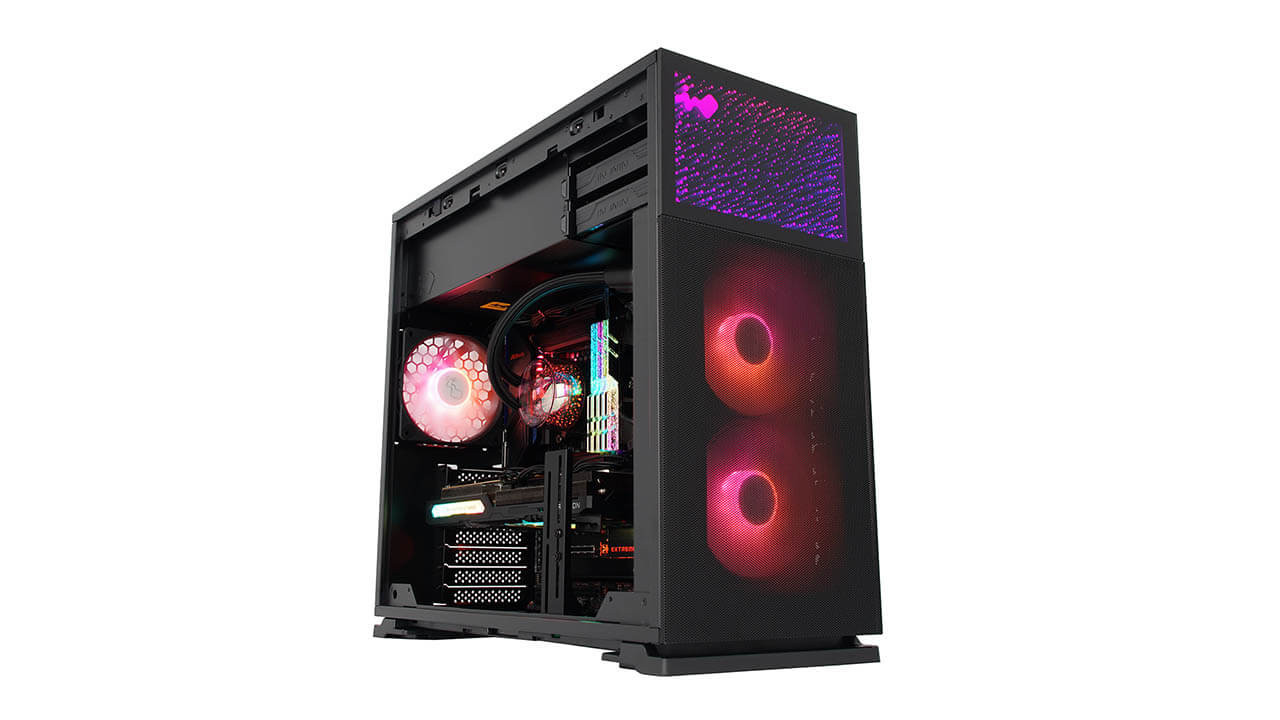 INWIN N127 BLACK GAMING CASE (NEBULA PANEL) - COM1 International Pty Ltd