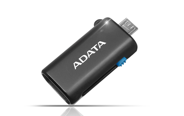 ADATA USB OTG MICRO CARD READER - AOTGMRBK - COM1 International Pty Ltd