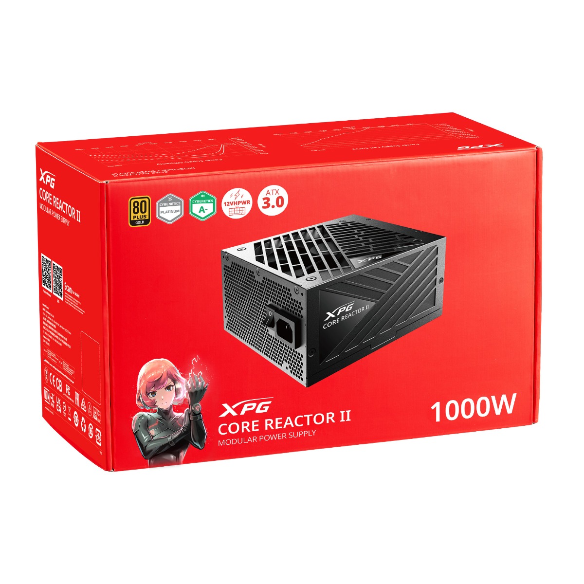 1000W ADATA XPG CYBERCORE II POWER SUPPLY - COM1 International Pty Ltd